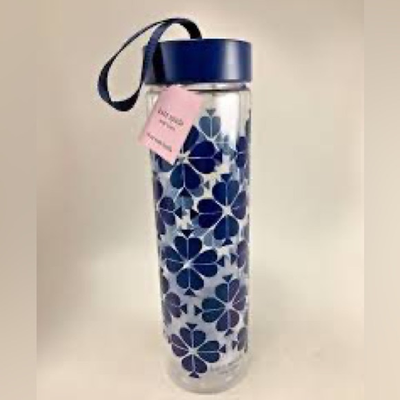 kate spade | Dining | Nwt Kate Spade Water Bottle Spade Flower 6 Oz ...